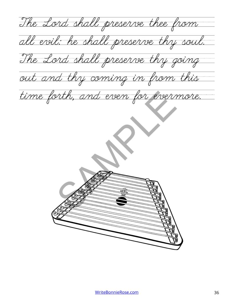 Copywork from the Book of Psalms, Vol. 2-Cursive Copywork | Made By ...