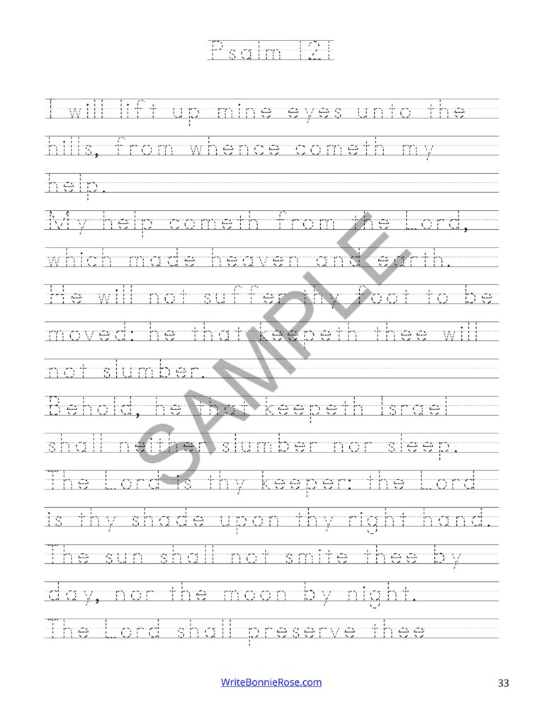 Copywork from the Book of Psalms, Vol. 2-Print Copywork | Made By Teachers