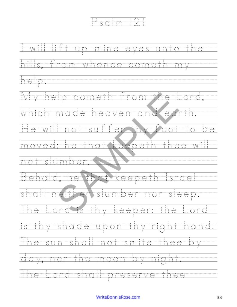 Copywork from the Book of Psalms, Vol. 2-Print Copywork | Made By Teachers