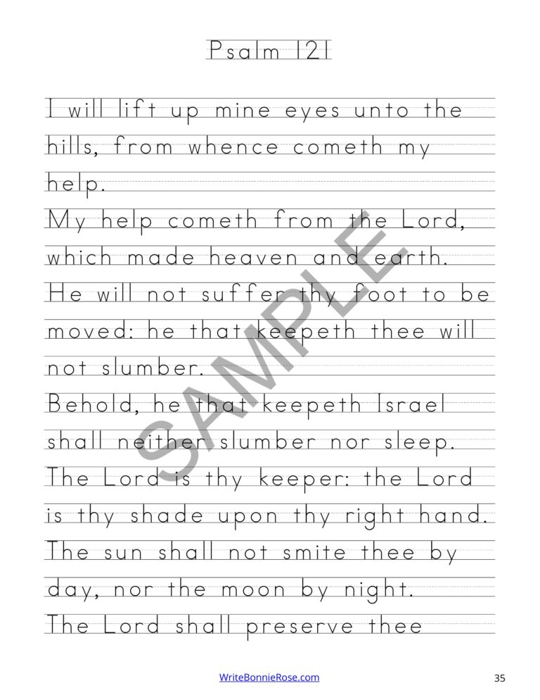 Copywork from the Book of Psalms, Vol. 2-Print Copywork | Made By Teachers