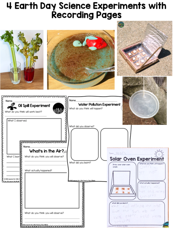 Earth Day Activities Crafts Bulletin Board Earth Science | Writing ...