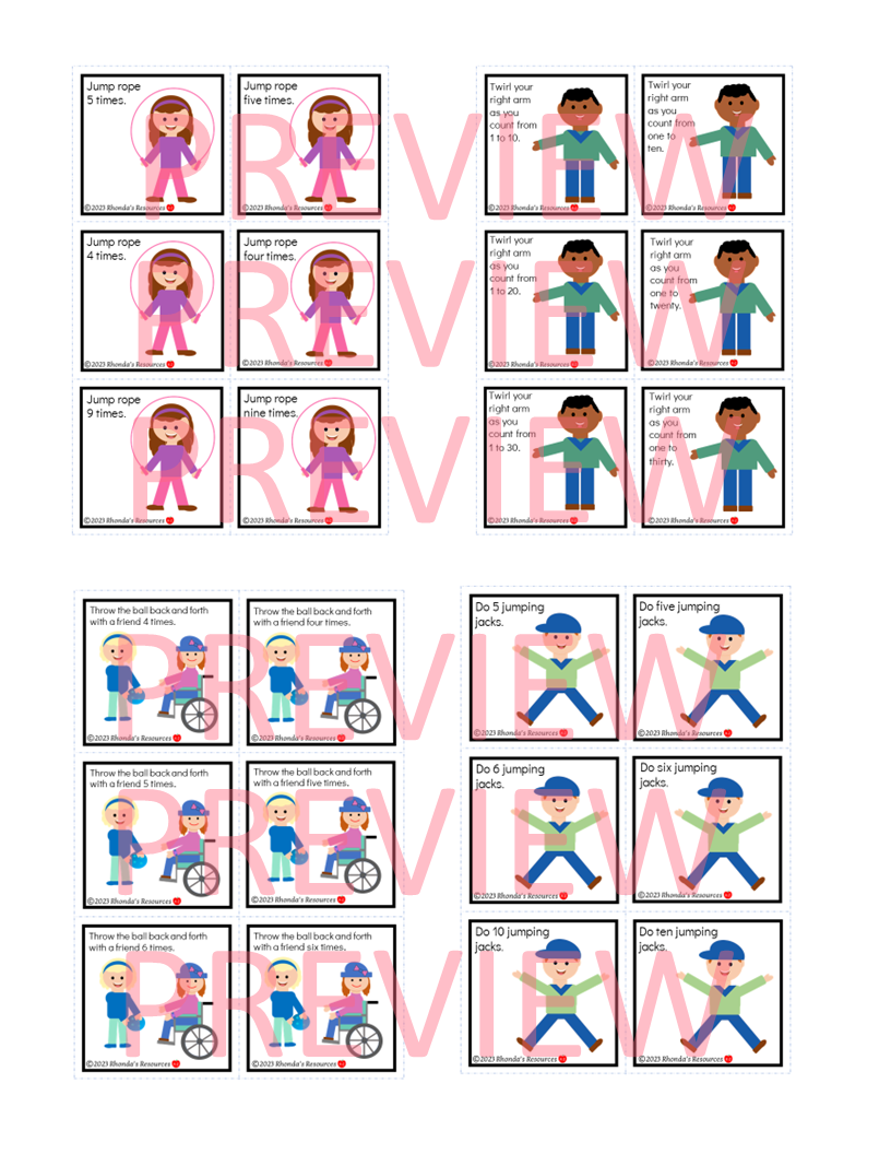 Brain Break Task Cards With Exercises And Activities | Made By Teachers