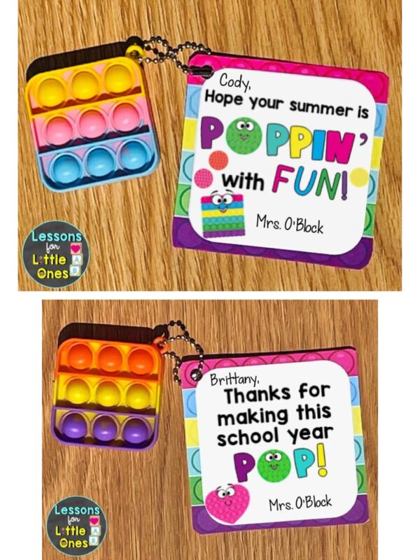 End of the Year Gift Tags & Student Gift Ideas, Editable 26 Designs ...