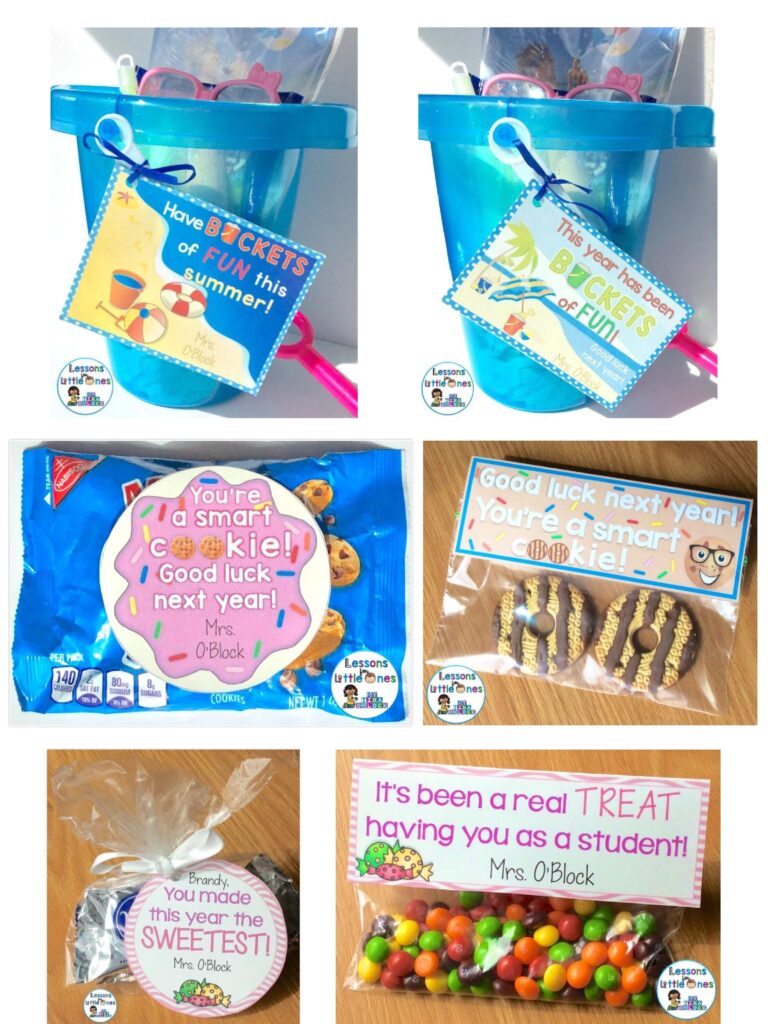 End of the Year Gift Tags & Student Gift Ideas, Editable 26 Designs ...