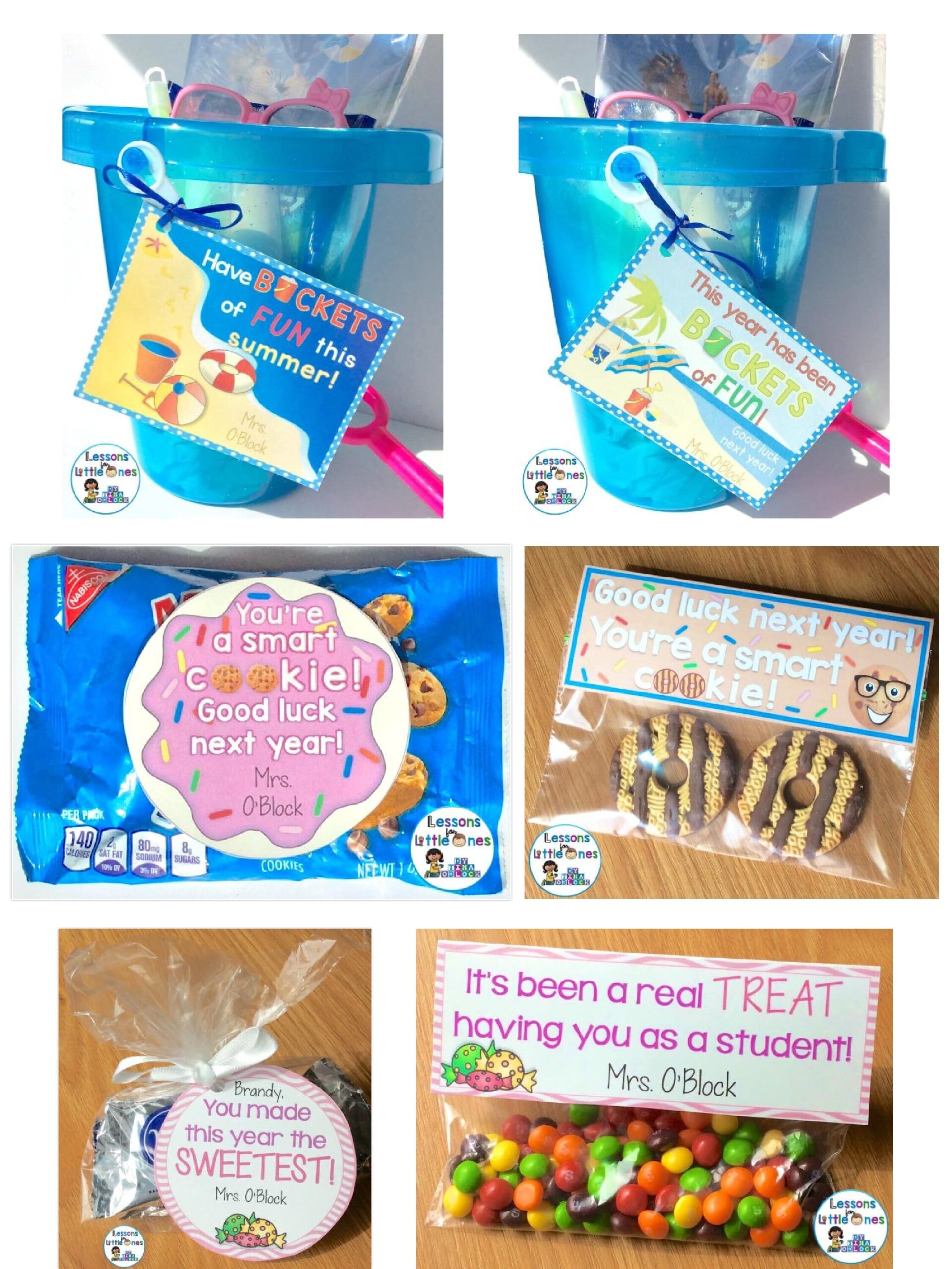End of the Year Gift Tags & Student Gift Ideas, Editable 26 Designs ...