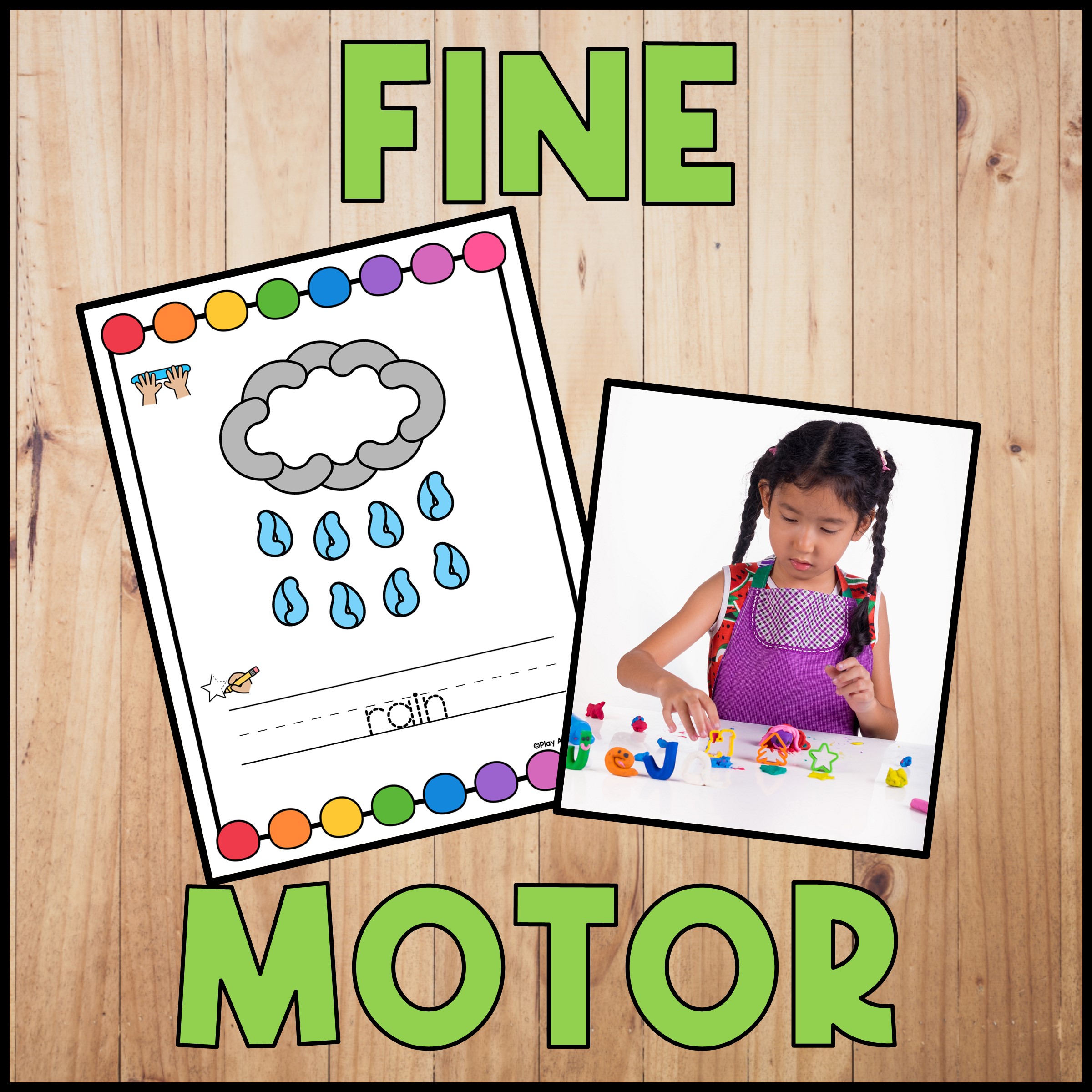 Spring Play Dough Mats | Spring Activities for Fine Motor | Made By ...