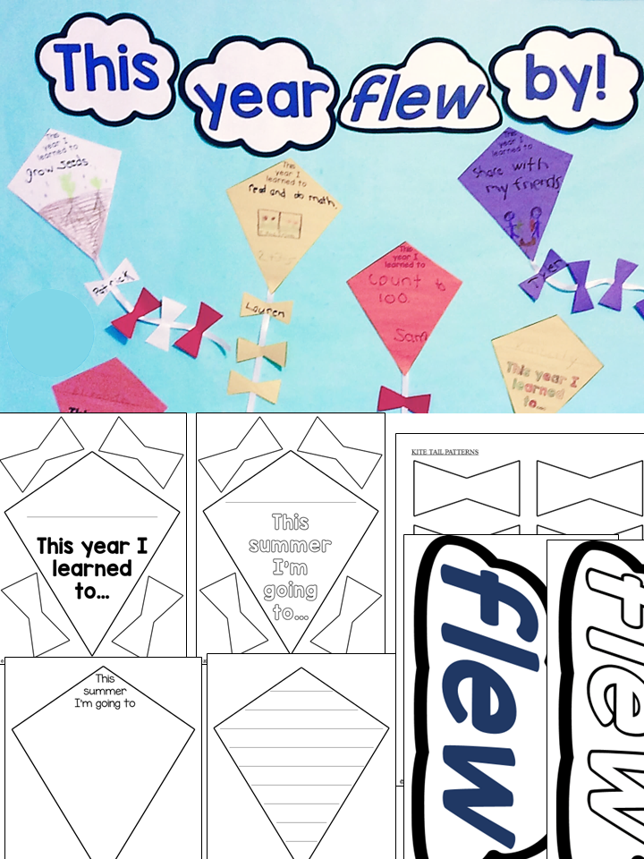 End of the Year Bulletin Board w/ Crafts & Writing 3 Ideas (Frogs, Bees ...