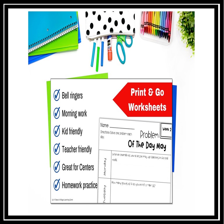May Math Problem Of The Day | Made By Teachers