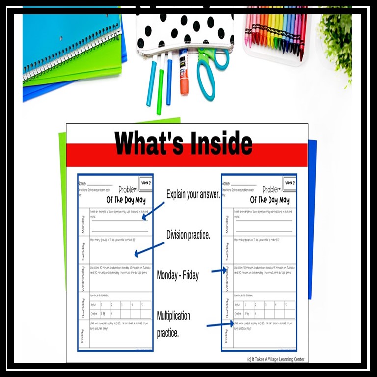 May Math Problem Of The Day | Made By Teachers