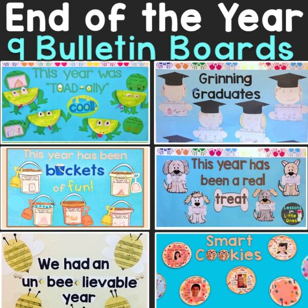 End of the Year Bulletin Board Crafts Writing Prompts Bundle 9 Craft ...
