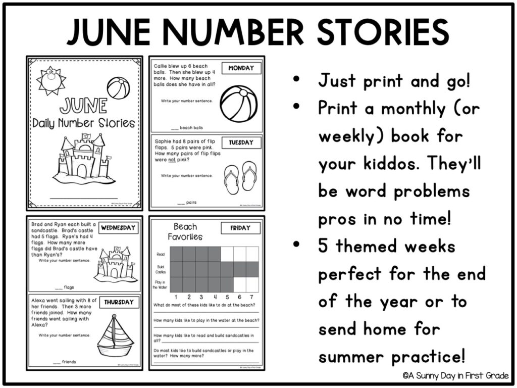 June Number Stories | Made By Teachers