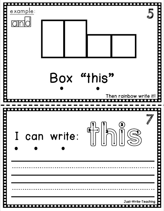 Sight Word Flip Book (Flipbook) - THIS | Made By Teachers