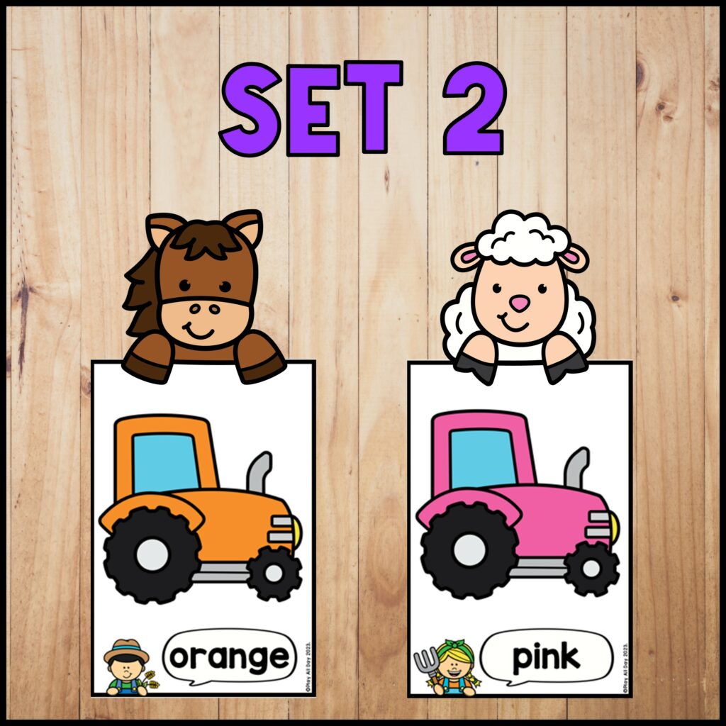 Farm Color Flashcards | Colour Recognition Flash Cards | Made By Teachers