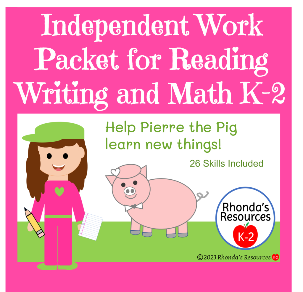 Independent Work Packet For Reading Writing And Math K-2 | Made By Teachers