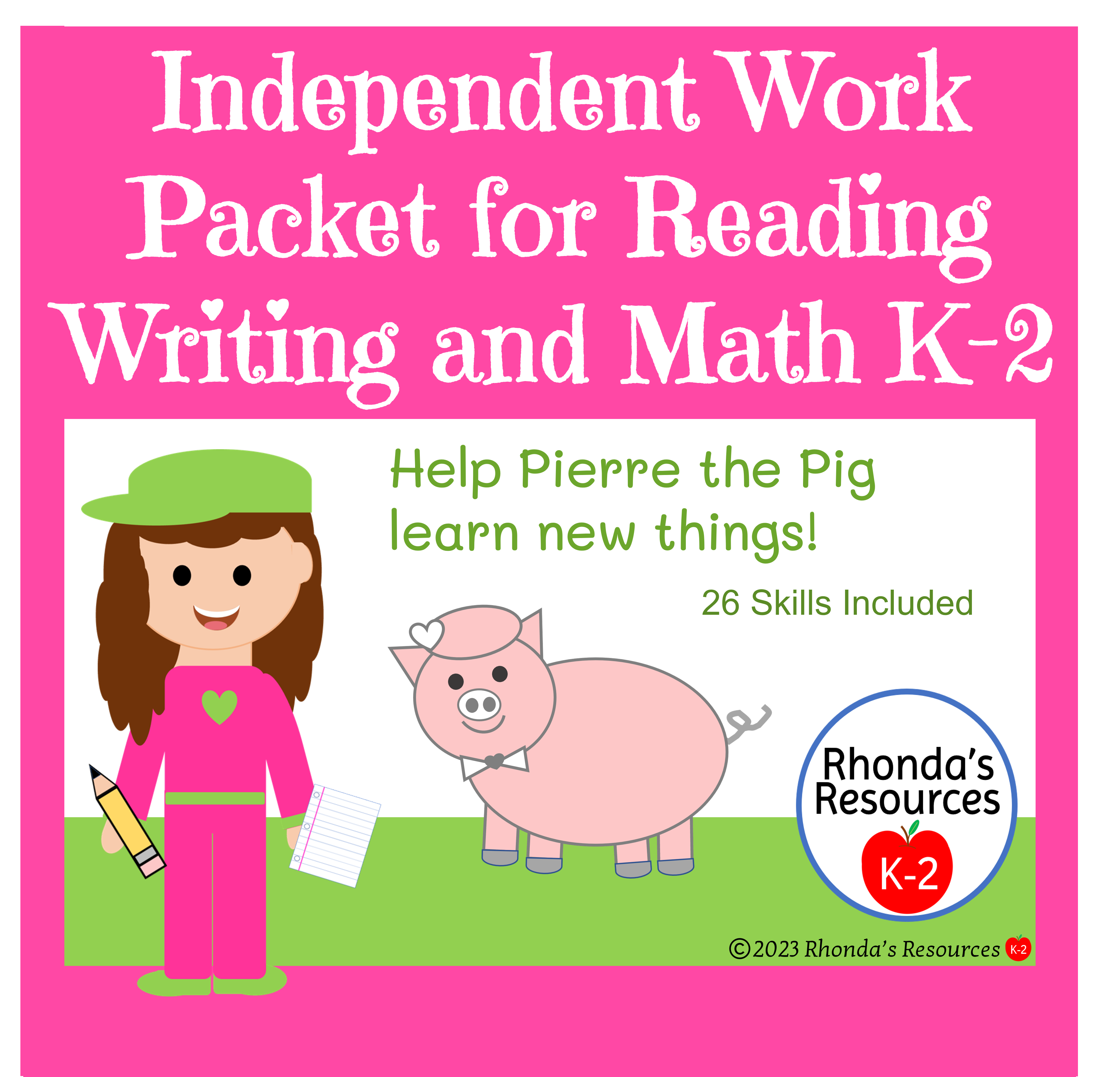 Independent Work Packet For Reading Writing And Math K-2 | Made By Teachers
