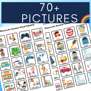 Summer Visual Schedule Ideal for Sending Home on Summer Break | Made By ...