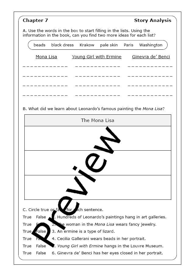 Roberta Edwards "Who Was Leonardo da Vinci?" worksheets | Made By Teachers