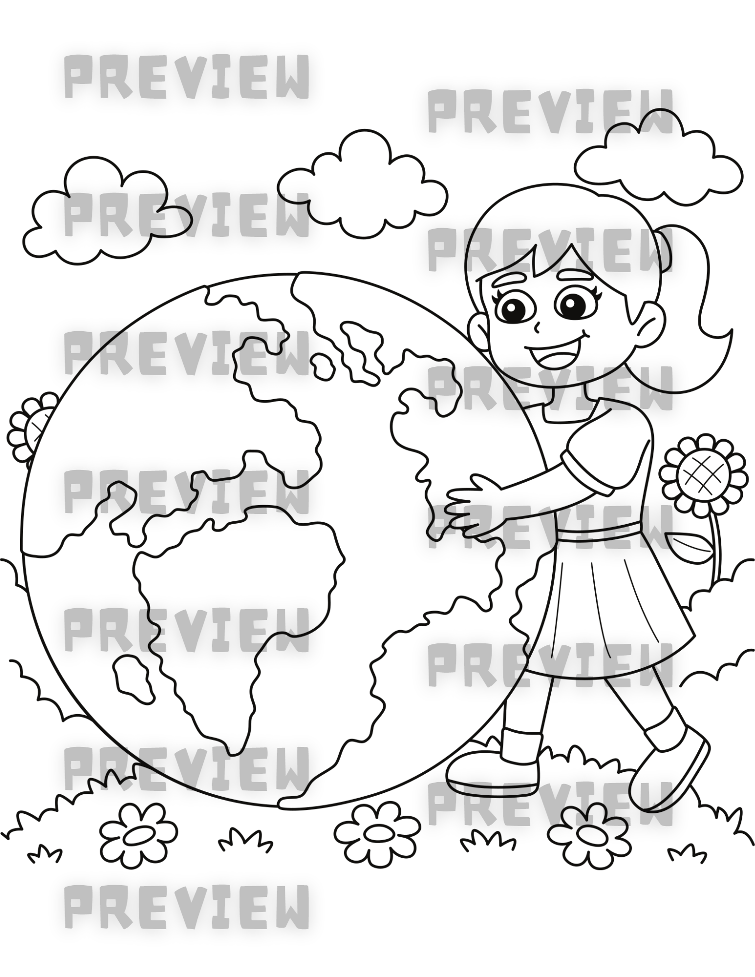 Earth Day Coloring Pages V.2, Earth Day Activities Pages | Made By Teachers
