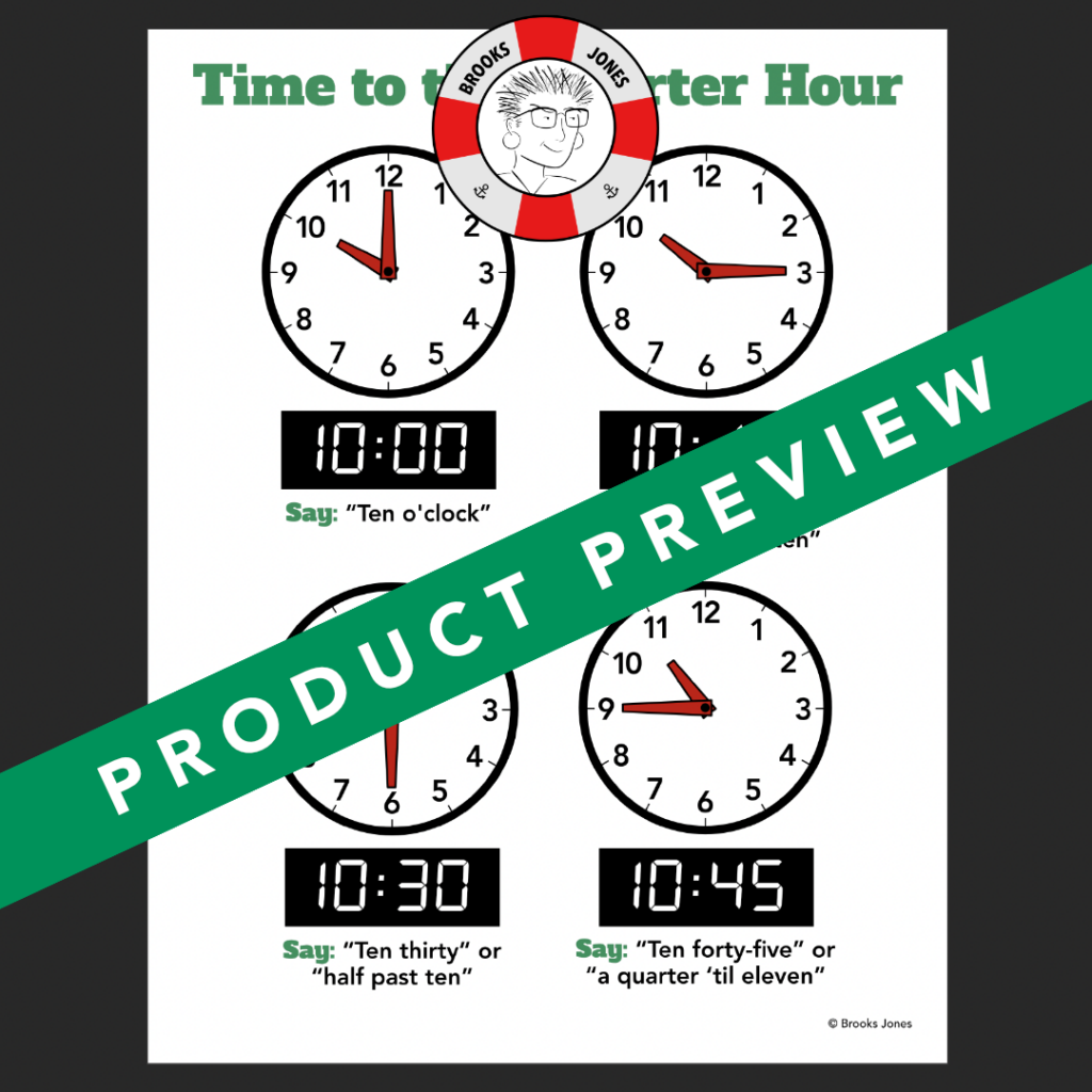 I Have, Who Has? Telling Time to the Quarter Hour Practice Game for ...