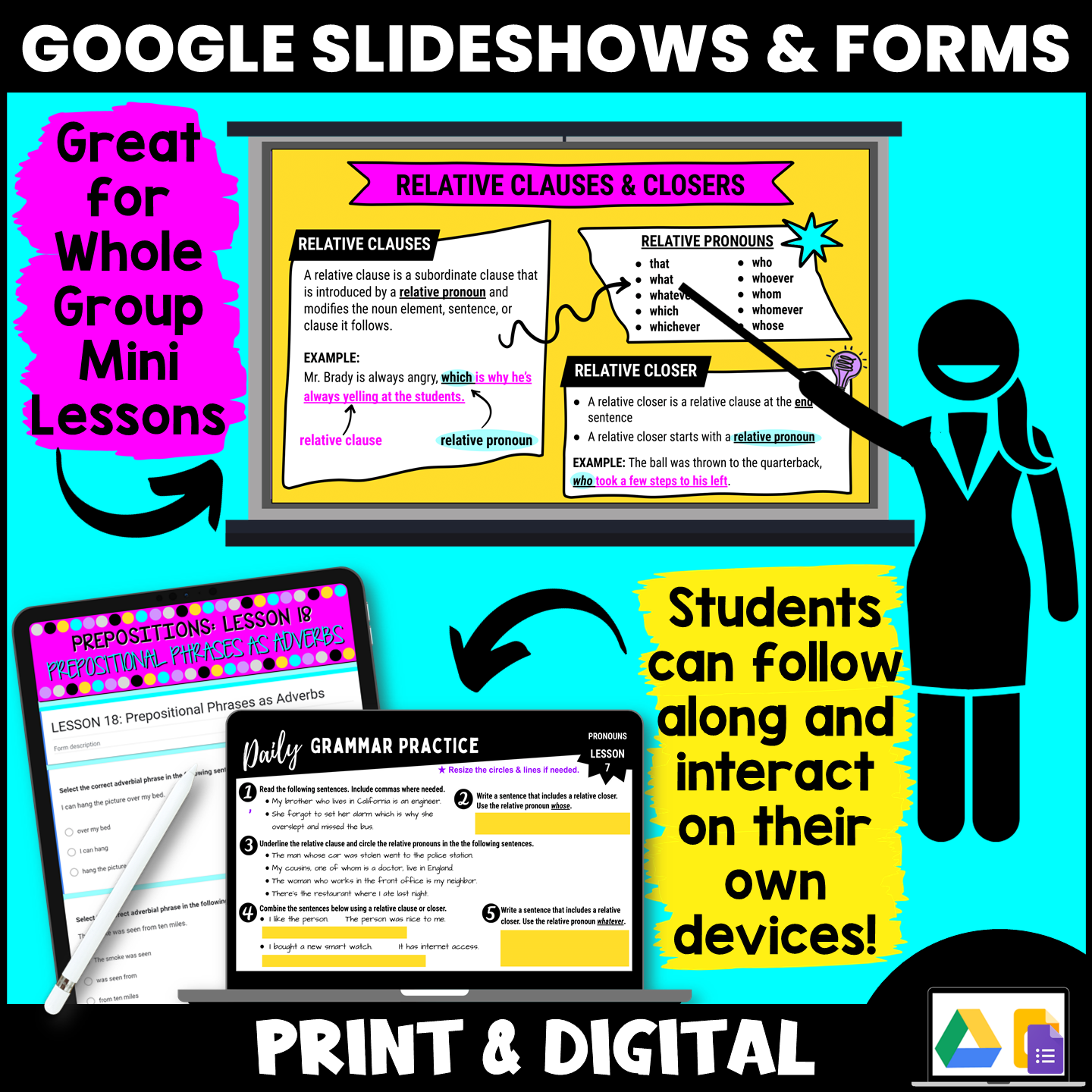 Nouns, Pronouns, & Prepositions Daily Grammar and Revise & Edit ...