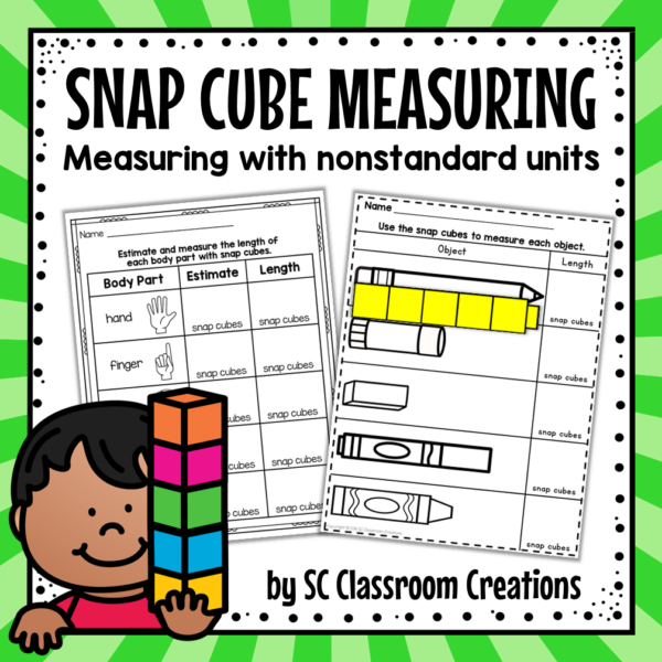 Snap Cube Measuring - Made By Teachers
