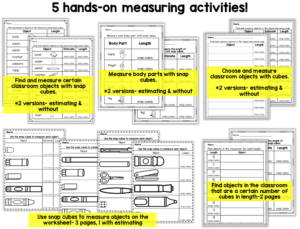 Snap Cube Measuring | Made By Teachers
