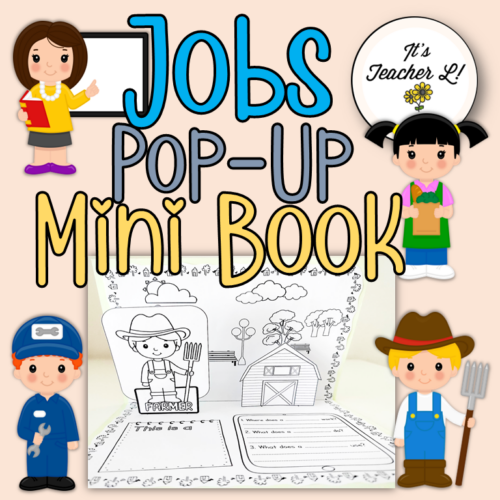 Community Helpers | Jobs | Careers Pop-Up Mini-book | Made By Teachers