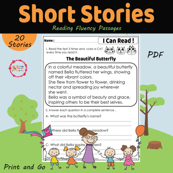 Reading Fluency Passages and Comprehension Questions 2 | Made By Teachers