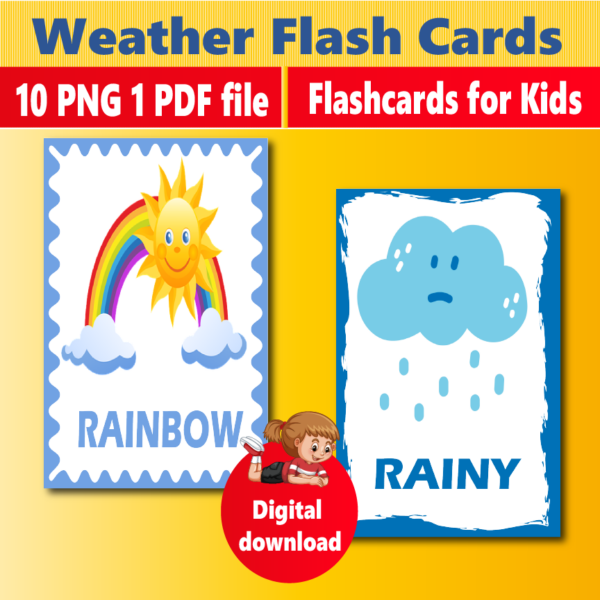 Weather Flash Cards | Made By Teachers