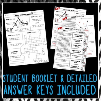 Short Story Elements Escape Room | Made By Teachers