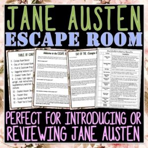 Jane Austen Escape Room | Made By Teachers