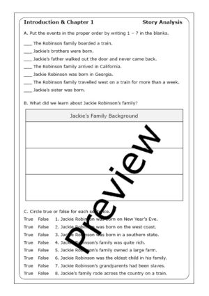 Gail Herman "Who Was Jackie Robinson?" worksheets | Made By Teachers