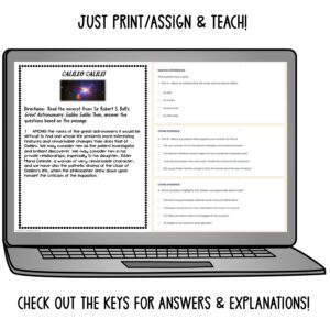 Reading Test Prep PRACTICE TEST Standardized Test Review Galileo | Made ...