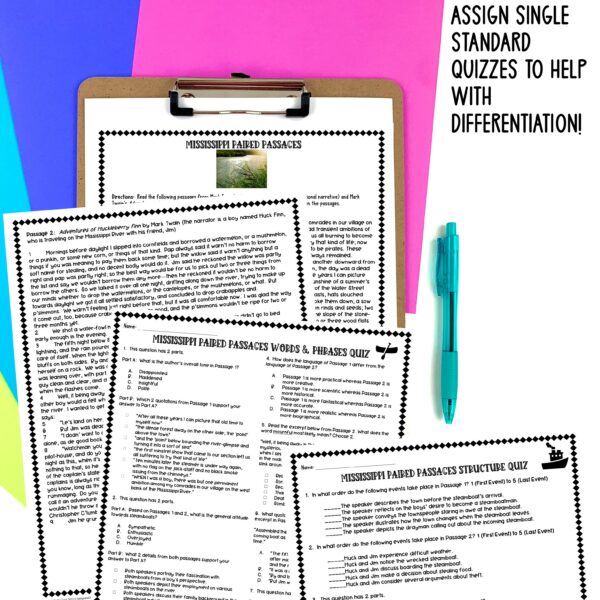 Digital Reading Test Prep PRACTICE TEST Paired Passages with Questions ...