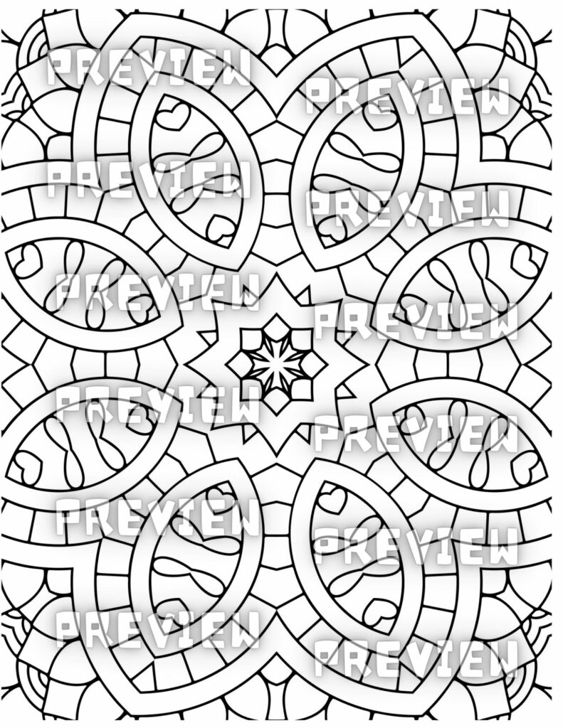 Tesselation Coloring Pages V.2, Coloring Activities Pages | Made By ...