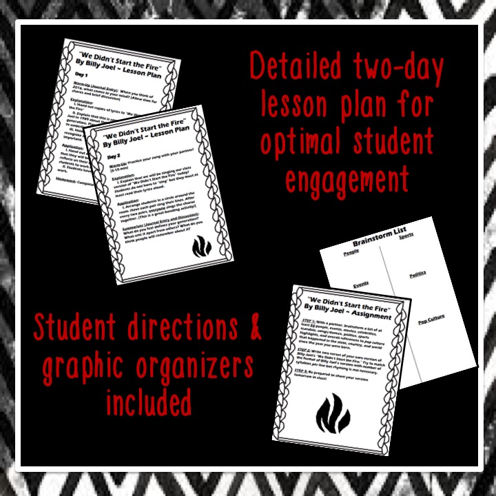 We Didn't Start the Fire Lesson Plan | Made By Teachers