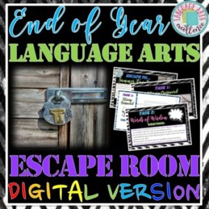 End of Year ELA Digital Escape Room | Made By Teachers