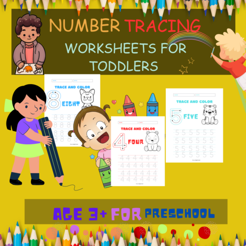 Number tracing worksheets for toddlers | Made By Teachers