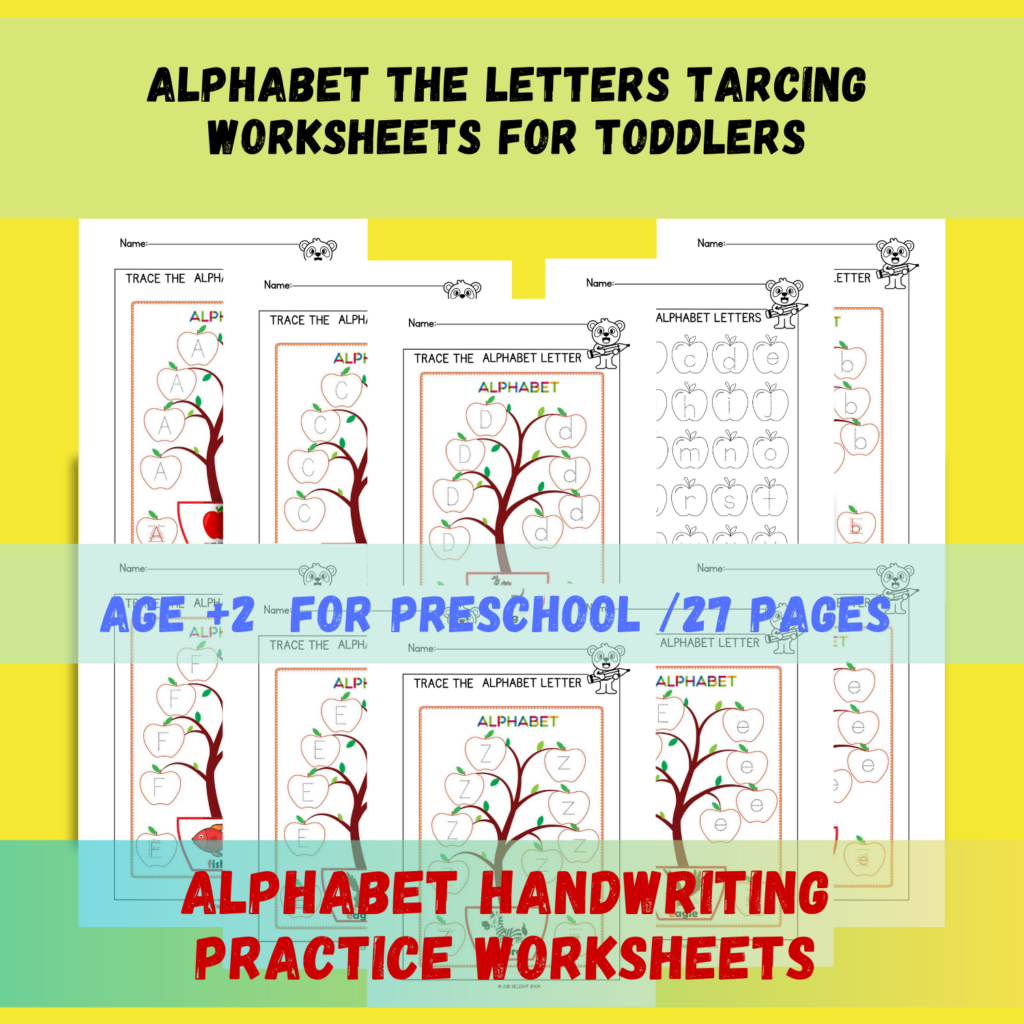 Alphabet the letters tarcing worksheets for toddlers | Made By Teachers