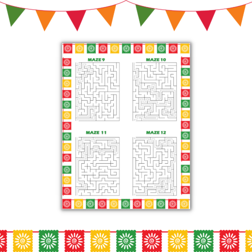 Printable Cinco de Mayo Puzzles Mazes With Solution - Fun May ...