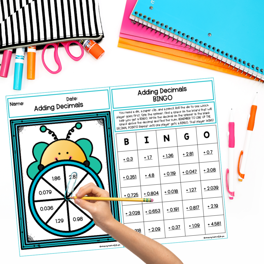 Math Test Prep Spinner Games | Operations 1 | Made By Teachers