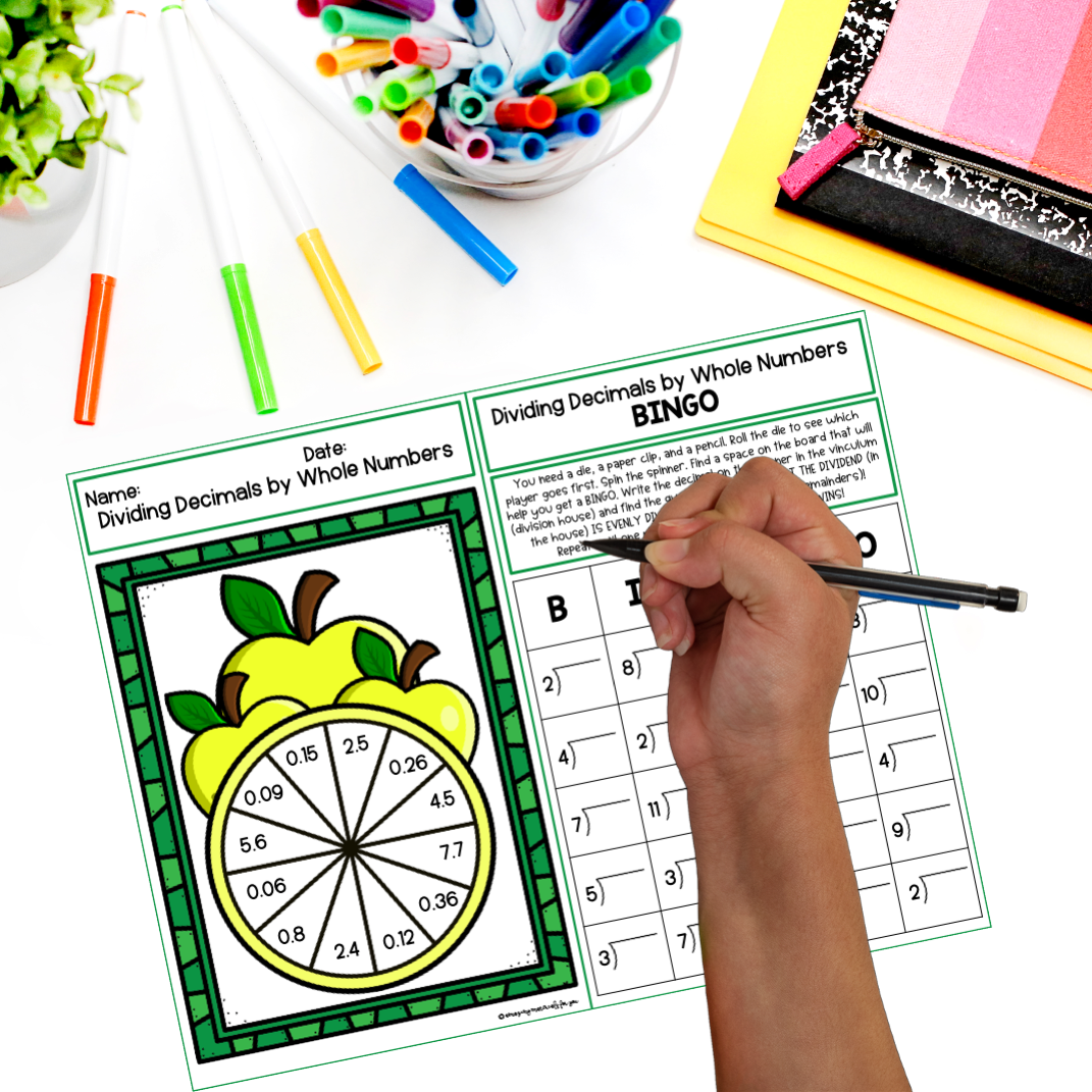 Math Test Prep Spinner Games | Operations 2 | Made By Teachers