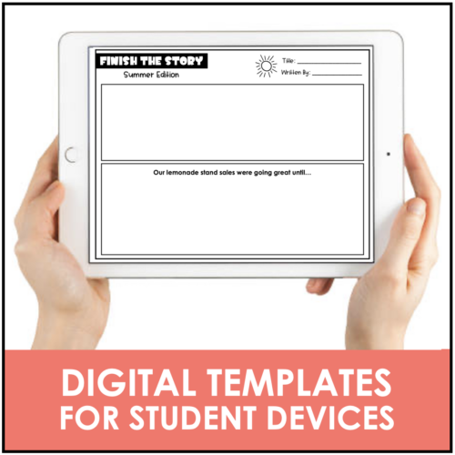 Summer Writing Prompts - Finish the Story Creative Writing for End of ...