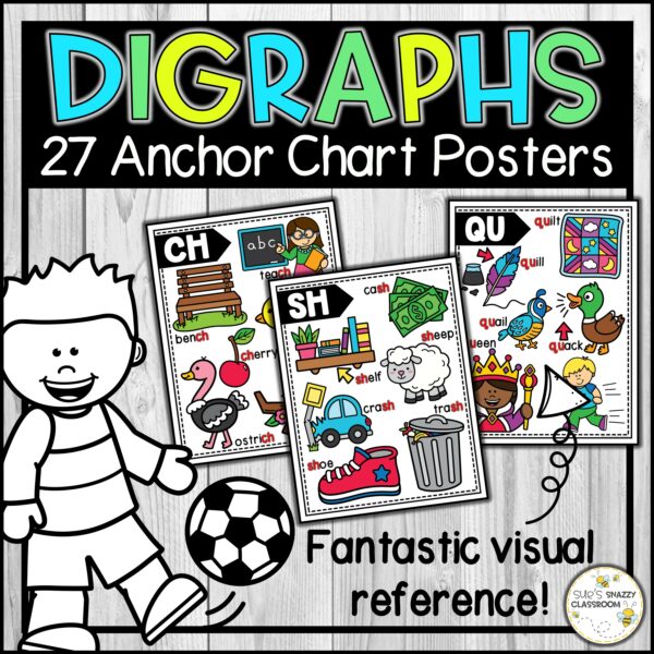 Digraph Anchor Chart Posters | Beginning and Ending Diagraphs | Made By ...