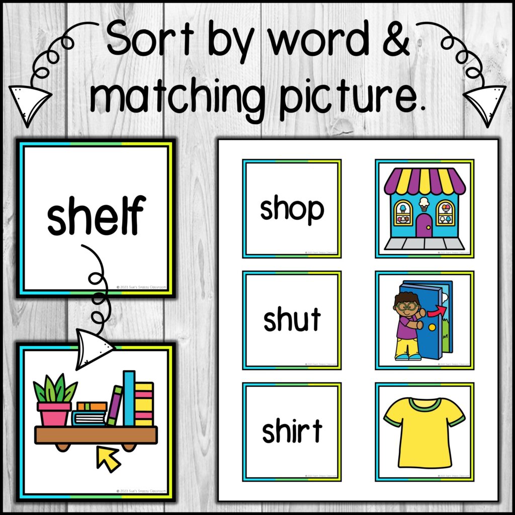 Beginning Digraphs Sorting | Pocket Chart Center | Digraph Phonics Sort ...