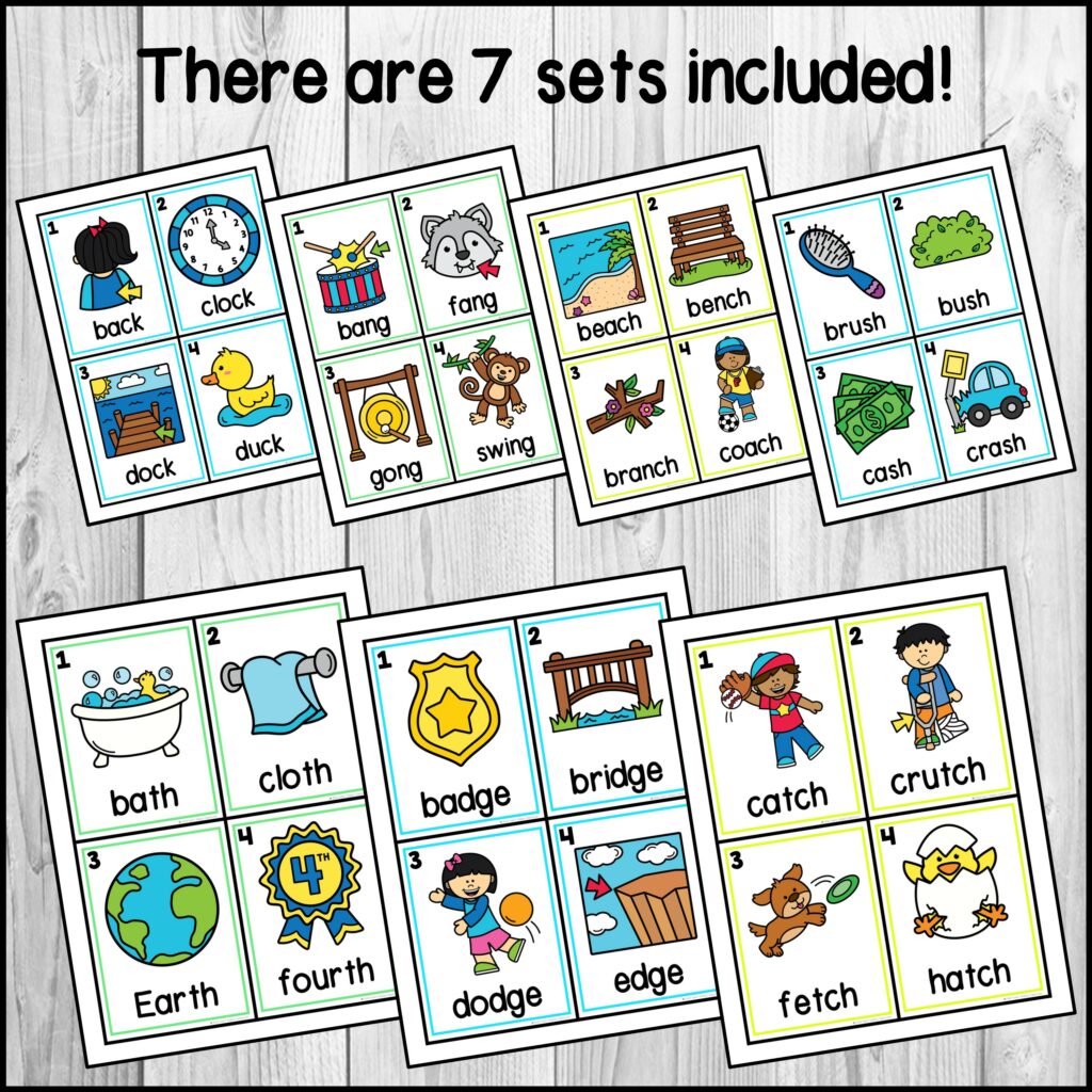 Ending Digraph Write the Room Activities | Digraphs Writing Center ...