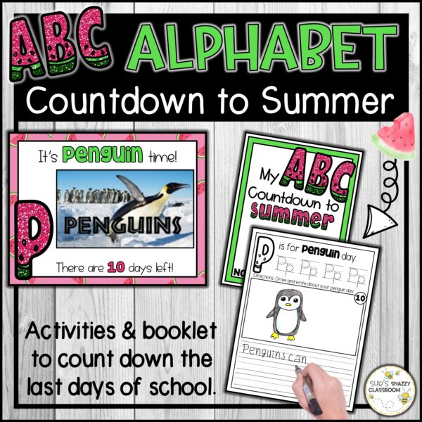 Alphabet Countdown to Summer Activities - PowerPoint and Printable ...