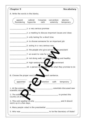 Roberta Edwards "Who Was George Washington?" worksheets | Made By Teachers