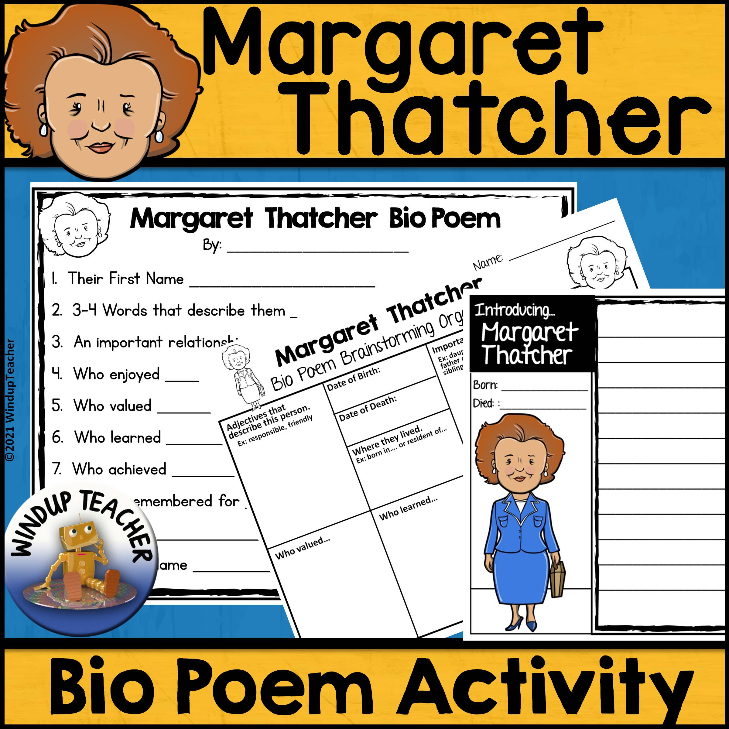 Marcelite Harris Biography Poem Activity and Writing Paper | Made By ...