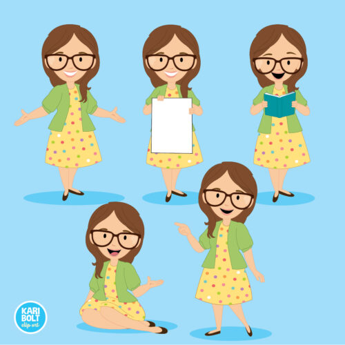 FREE Woman-Teacher Clip Art | Made By Teachers